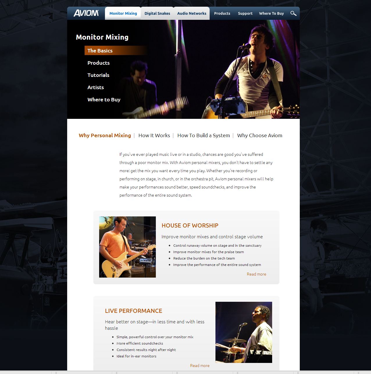 Press Room | Press Release | Aviom Launches New Website to Support New ...