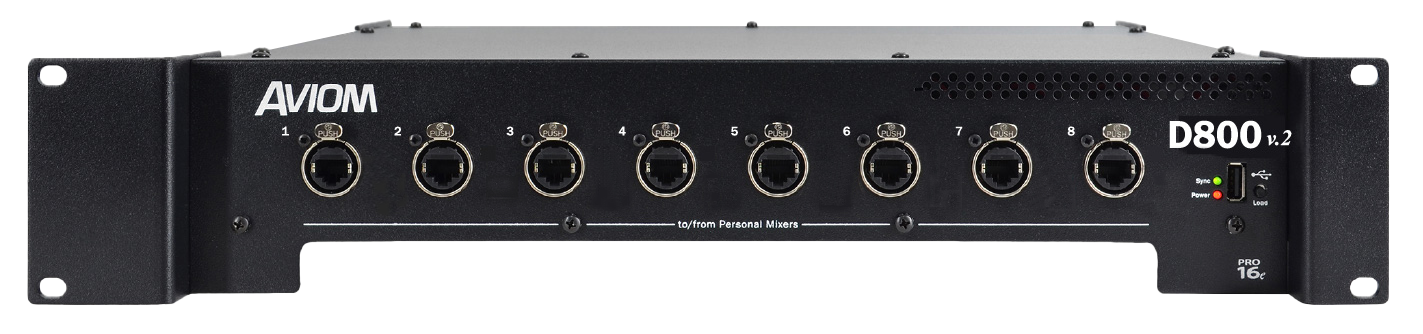 Aviom D800 & D800-Dante A-Net Distributors | Personal Mixer Audio and ...